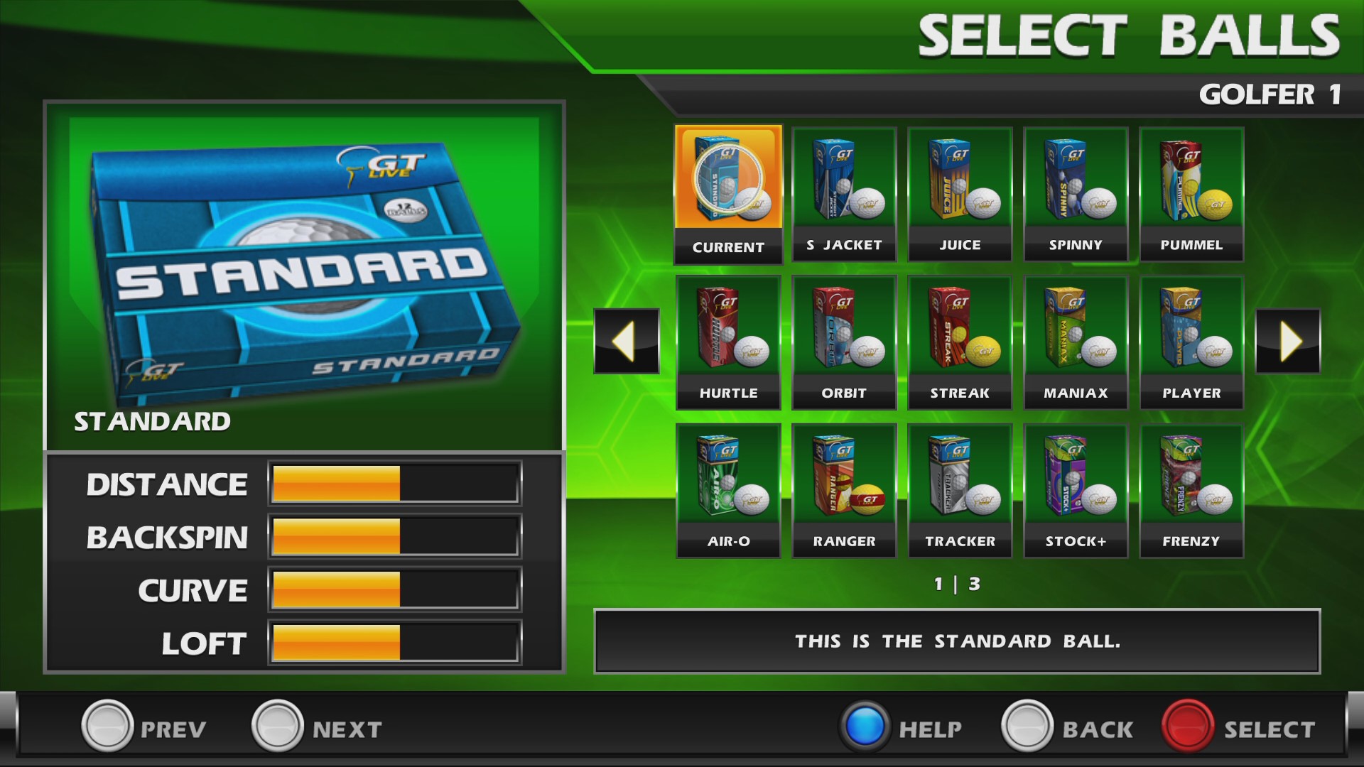 Golden Tee GO Features