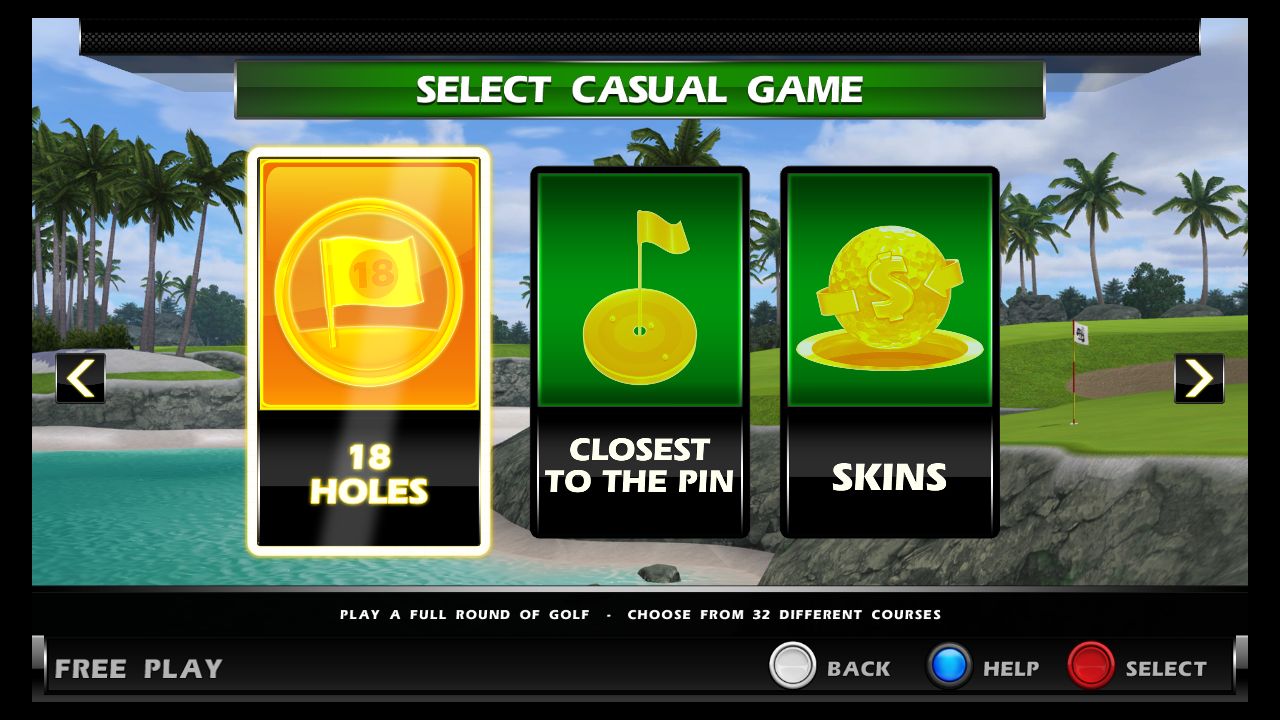 Golden Tee GO Features